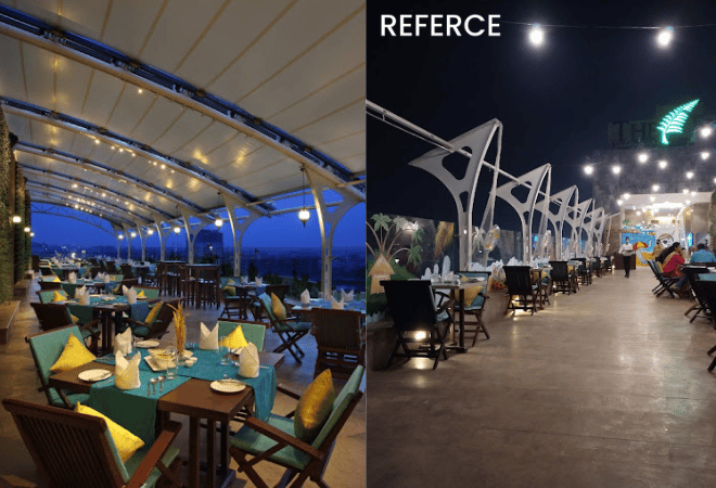 Rooftop Cafes in Ahmedabad for Food Lovers - Referce
