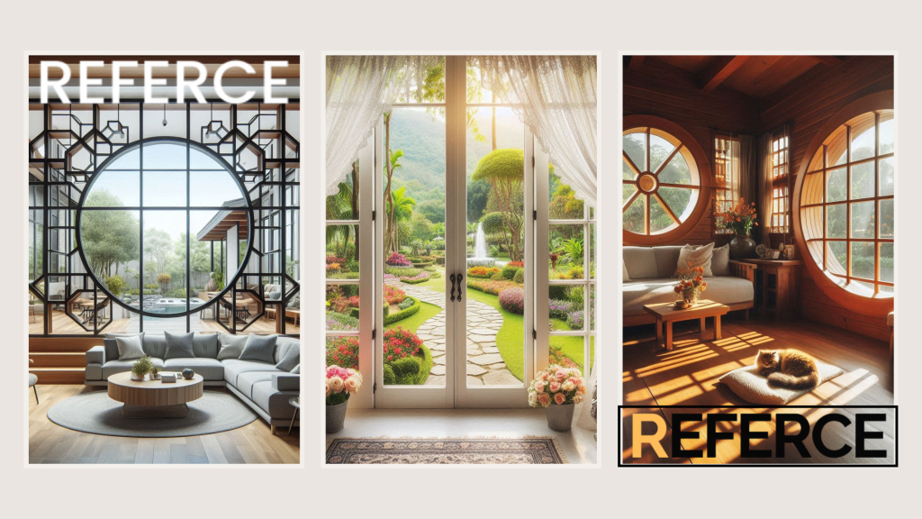 Stylish Window Frame Designs for Living Rooms