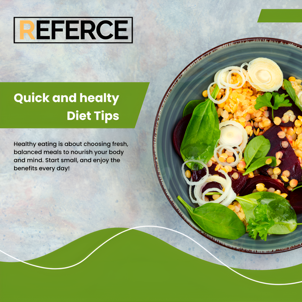 Simple Ways to Maintain a Healthy Diet - Referce